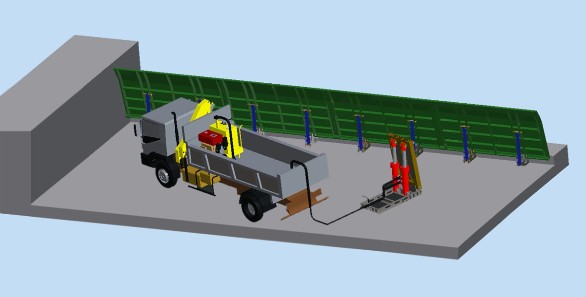 Simplified Elevated Dam| Flood Discharge Control Gate